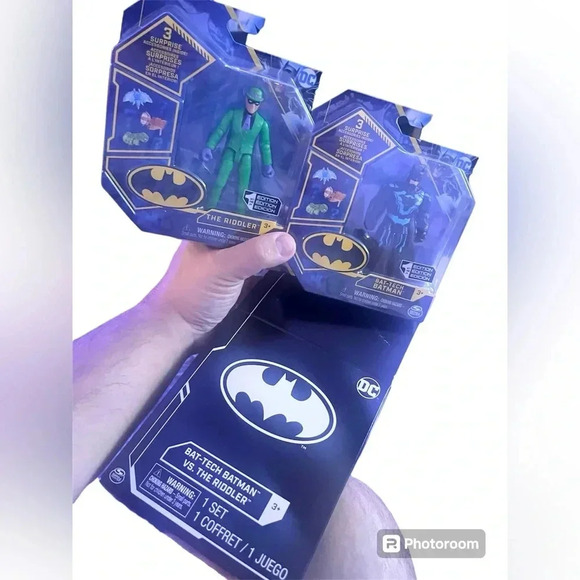 DC Comics | Toys | Batman Vs The Riddler Dc Comics Battech 4 Action ...